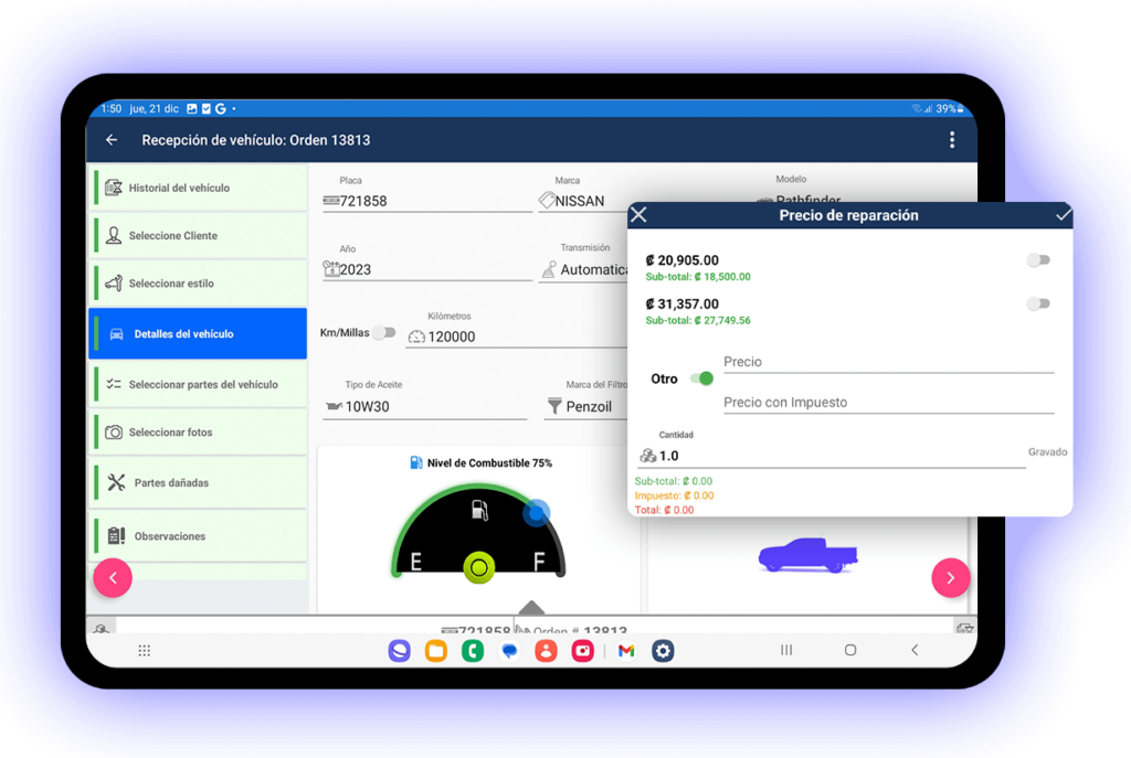 Sistema para Talleres Automotrices | TallerAlpha