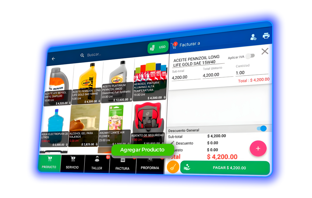 Sistema y App para Lubricentros | TallerAlpha